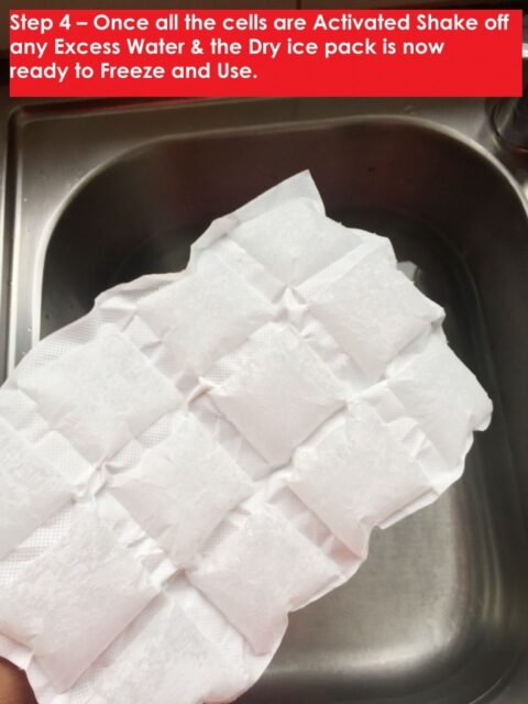 Reusable Dry Ice Cold Packs Wraps Flexible Food & Medical Grade